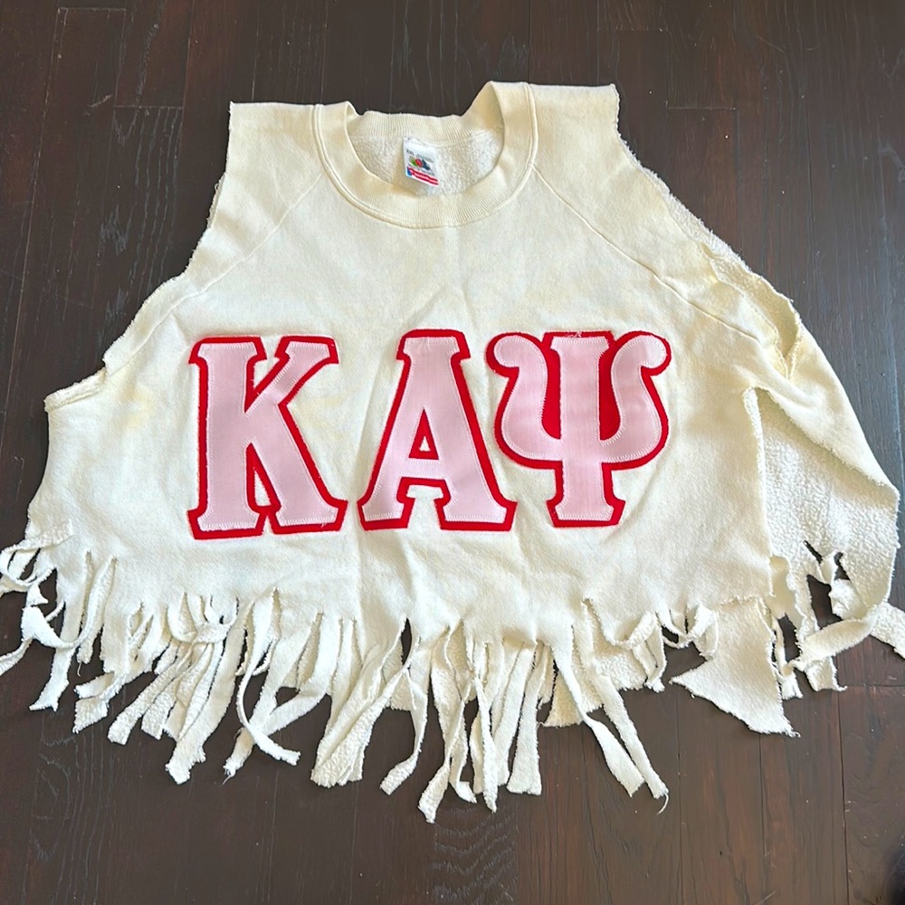 Kappa Alpha Psi Fraternity Sorority Custom Fringe Top - Gem